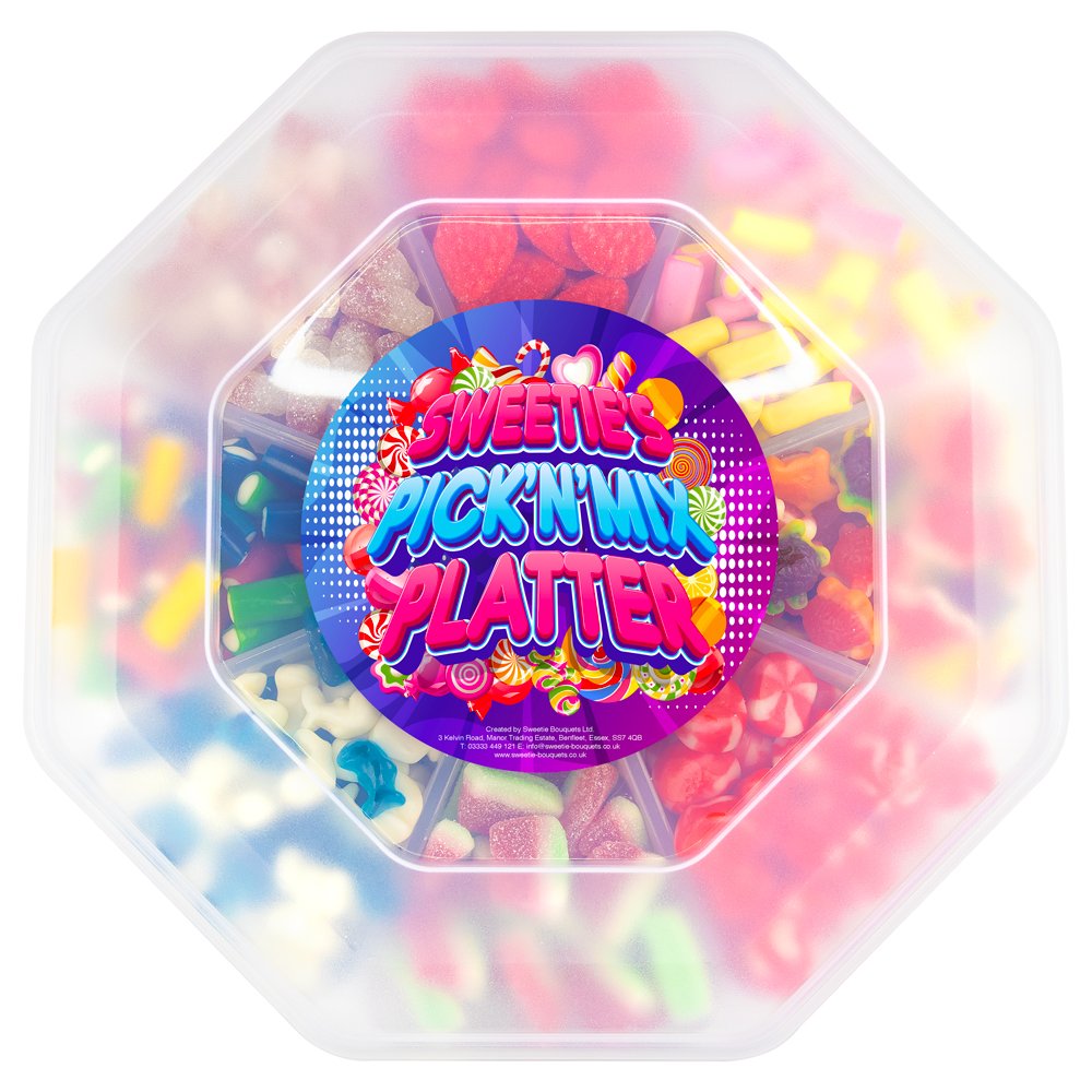 Sweetie's Pick N Mix Sweets Platter - Large 12"